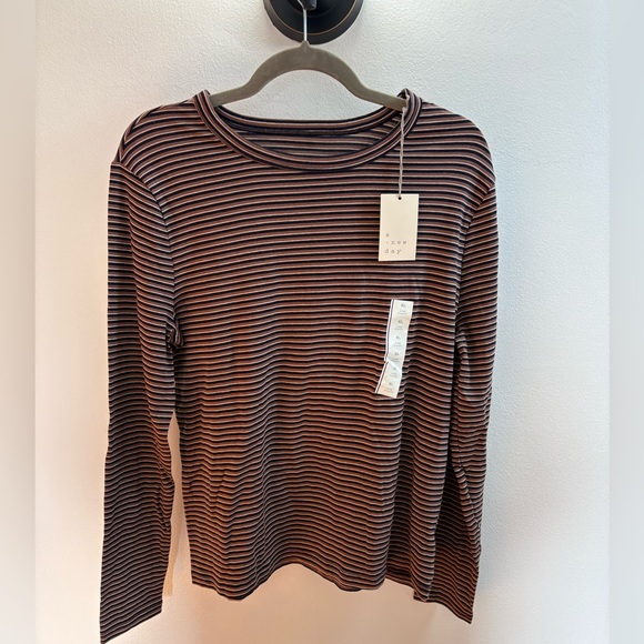 a new day | Tops | A New Day Striped Long Sleeve Tshirt Xl | Poshmark